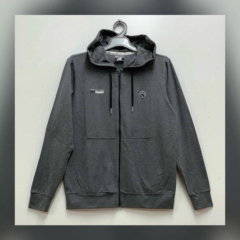 新掀貨服飾-一般尺碼《KINGO》2023春夏 男女款 連帽 彈性棉 外套-K41502深灰/丈青 | 蝦皮購物