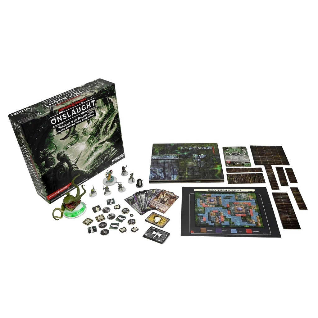 【龍與地下城】突襲- DND Onslaught:Expansion 狂蛙人噩夢 - 地圖和怪物擴展包 | 蝦皮購物