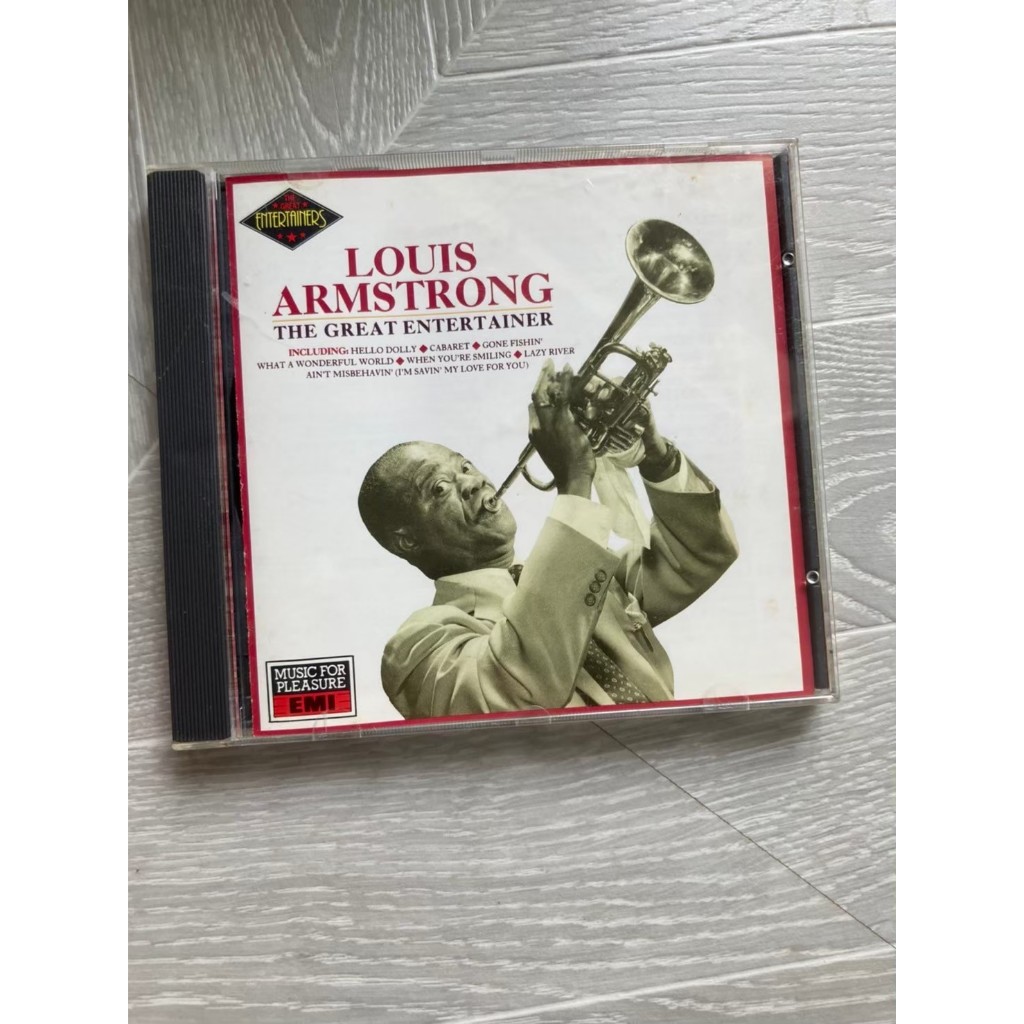 9.9新二手CD SB LOUIS ARMSTRONG THE GREAT ENTERTAINER | 蝦皮購物