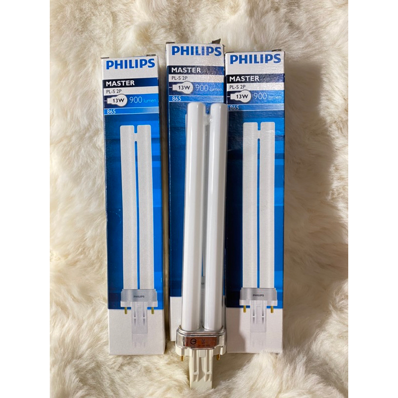 全新 PHILIPS 飛利浦 PL-S 2P 13W 自然光865 2P 緊密型燈管 | 蝦皮購物
