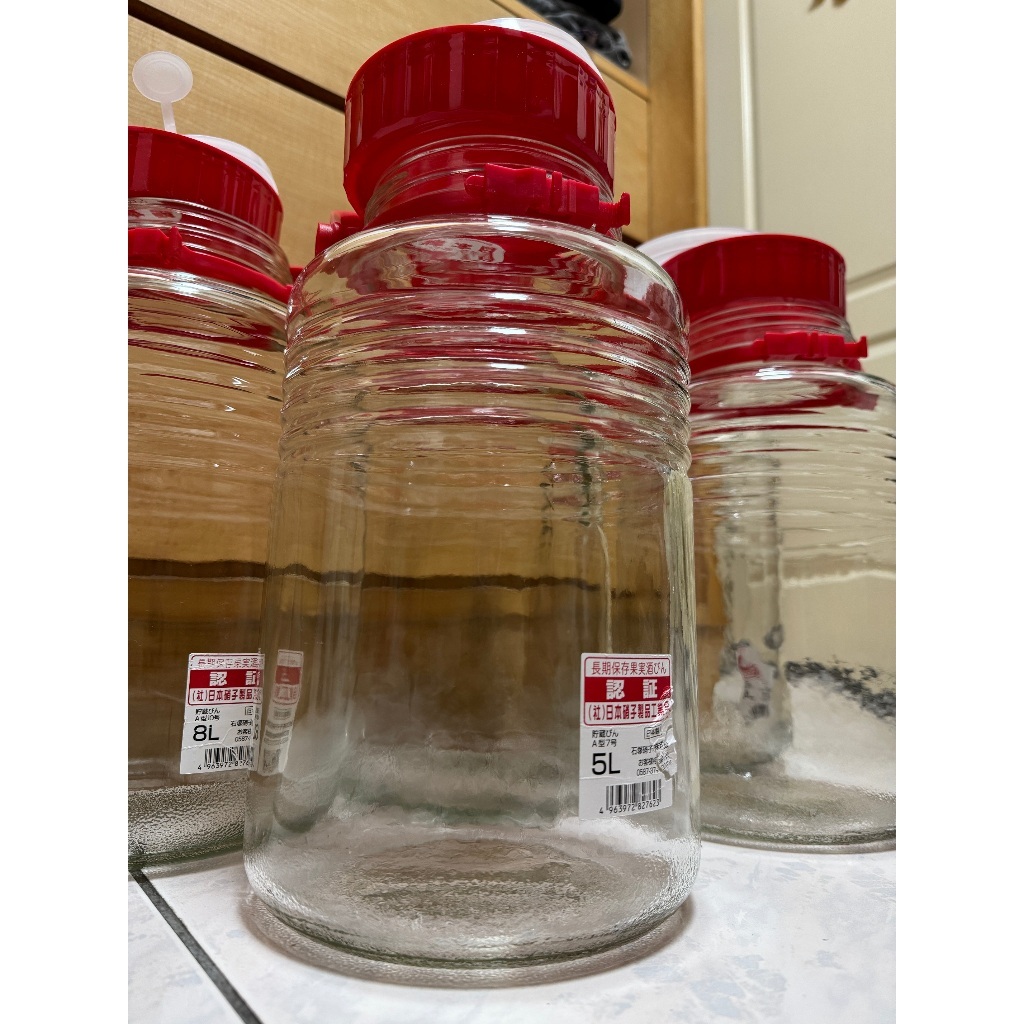 [ 日本製 ] 5L 梅酒罐 醃漬罐 ADERIA 梅酒瓶 醃漬瓶 儲存瓶 玻璃瓶 | 蝦皮購物