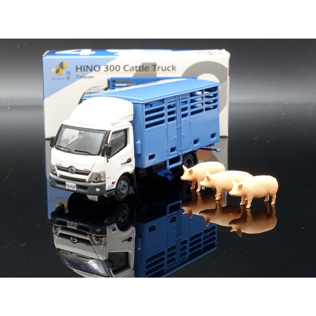【M.A.S.H】現貨特價 TINY 台灣 TW49 HINO 300 Cattle truck 家畜載運車 | 蝦皮購物