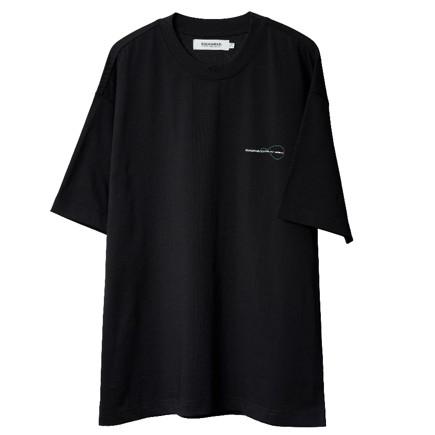 (Wings Select) EQUALNEAR Universe Tee - Black 落肩 寬版 設計款 短tee | 蝦皮購物