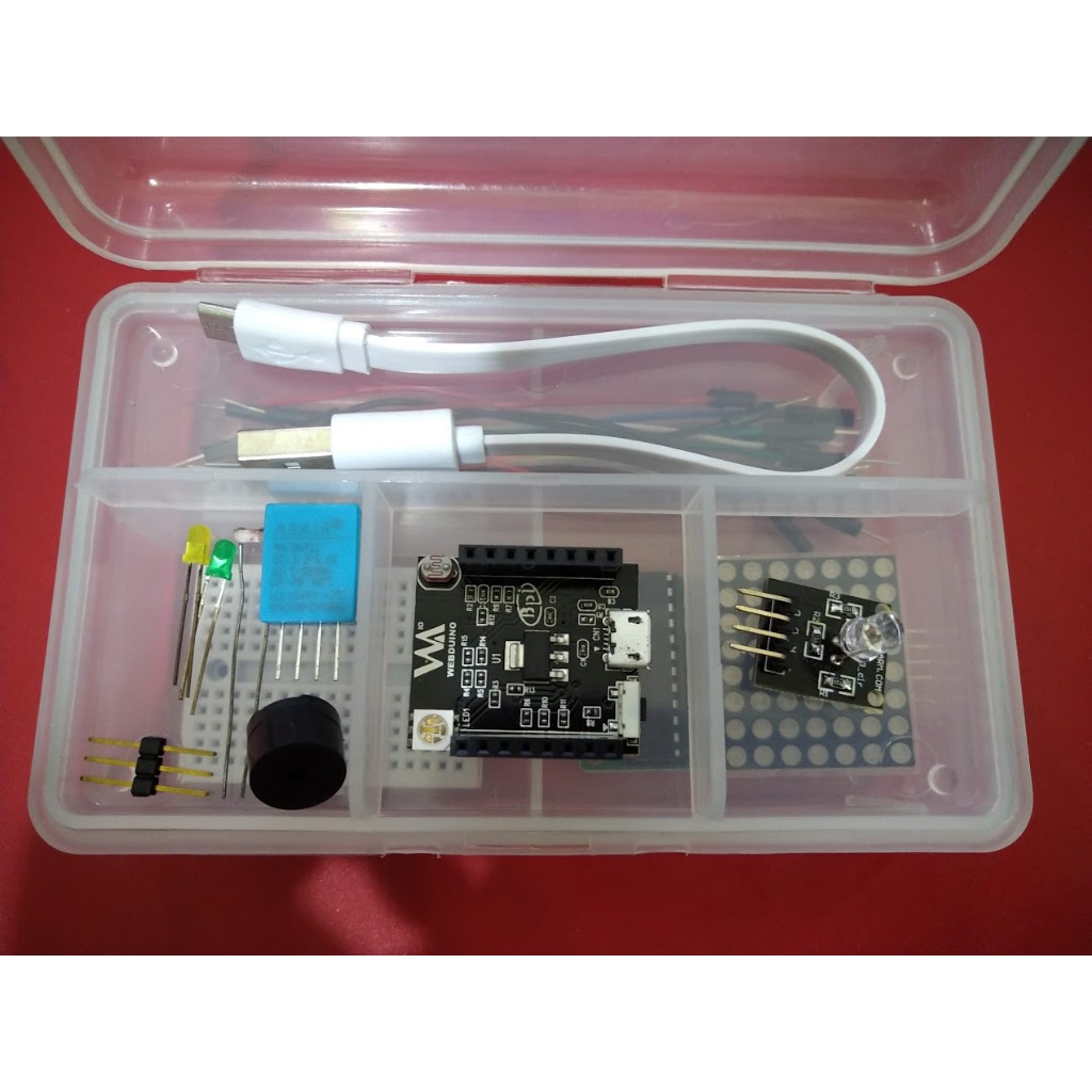 Webduino Smart IOT 物聯網 雲端程式開發板 AI 人工智慧 【學習套件盒】 | 蝦皮購物