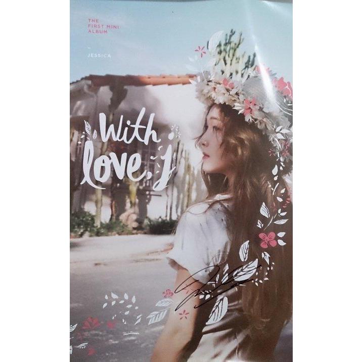 【現貨】Jessica 潔西卡《With Love, J》少女時代 限量親筆簽名海報 | 蝦皮購物
