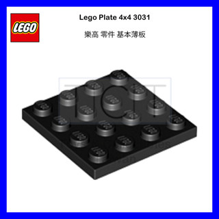 【TCT】樂高 Lego 3031 Plate 4x4 薄板 平板 黑色 | 蝦皮購物