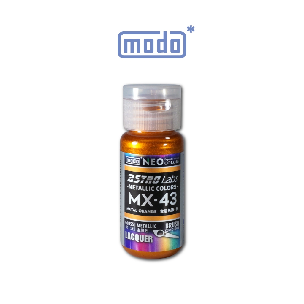 【modo摩多】NEO MX-43 MX43 金屬色源-橙 30ml/金屬色/油性漆/模型漆｜官方賣場 | 蝦皮購物