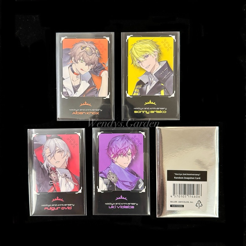 【現貨】Nijisanji EN「Noctyx 2nd Anniversary」五期 二週年 拍立得 | 蝦皮購物