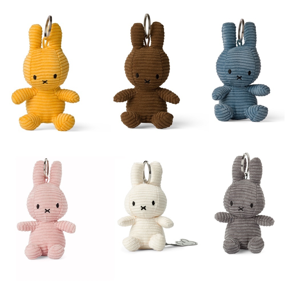 【荷蘭BON TON TOYS】Miffy Corduroy米菲兔燈芯絨鑰匙圈10cm《有點厲害日韓代購》米菲兔 鑰匙圈 | 蝦皮購物