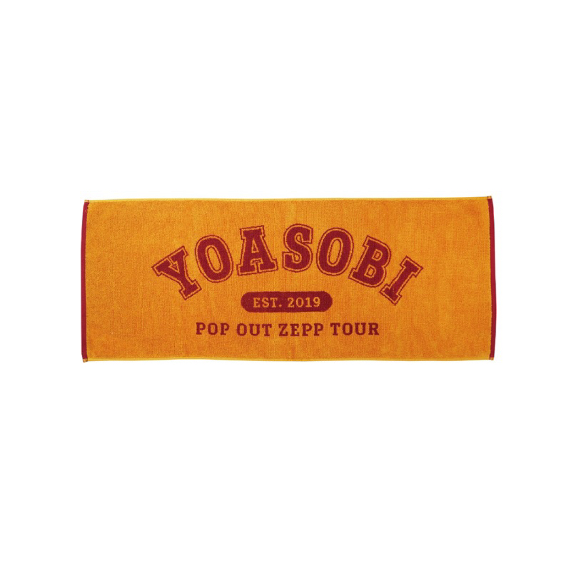YOASOBI POP OUT Zepp Tour Facetowel 橘 | 蝦皮購物