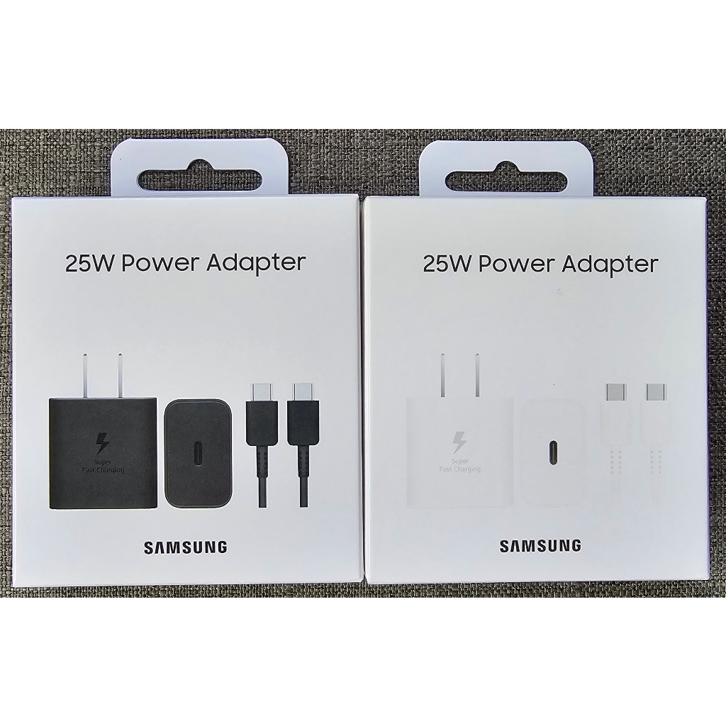 三星原廠 25W快充旅充組 EP-T2510 ep-t2510 (充電頭+Type C轉Type C 5A傳輸線) | 蝦皮購物