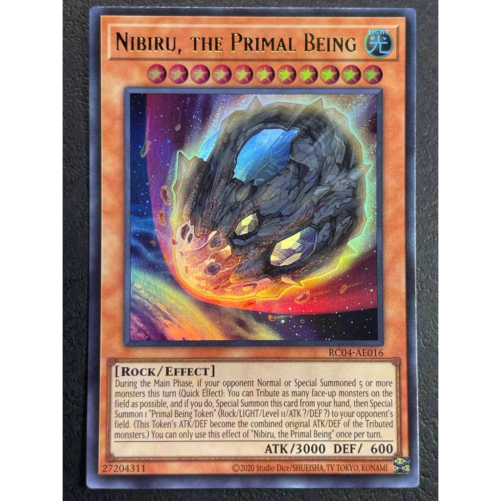 [Lucky] 🌸遊戲王🌸 (RC04-AE016) 原始生命態尼比魯 [金亮] | 蝦皮購物