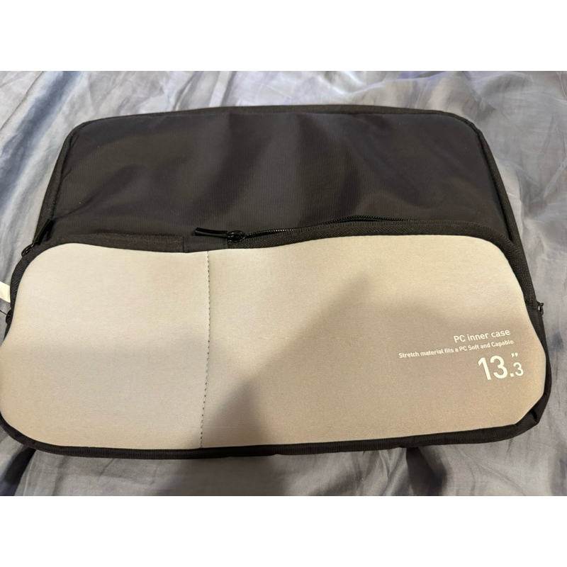 Elecom 13.3吋筆記型電腦內袋 黑灰 海綿防衝擊 二手9成新 | 蝦皮購物