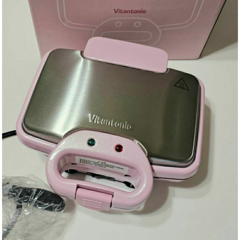 【全新】Vitantonio 小V 珍珠粉 鬆餅機 VWH-252 無計時功能 附帕尼尼烤盤 | 蝦皮購物