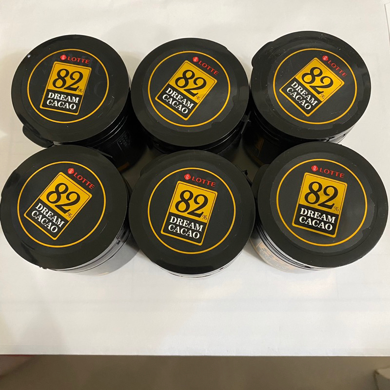 六罐 六盒 LOTTE樂天骰子巧克力82% 六罐 | 蝦皮購物