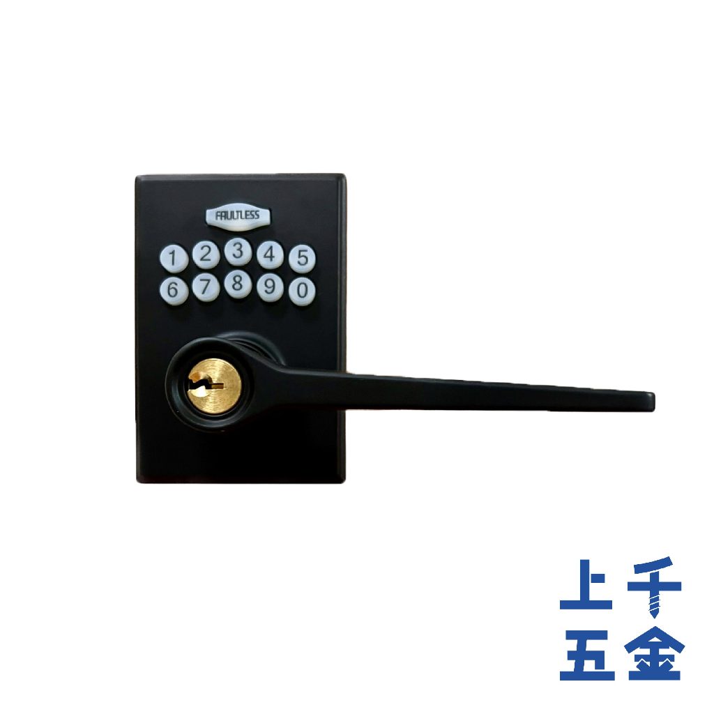 加安牌 KL-308P KL308P 台灣製 代客安裝 門鎖 電子鎖 按鍵式 密碼鎖電子鎖 水平把手 上千五金行 | 蝦皮購物