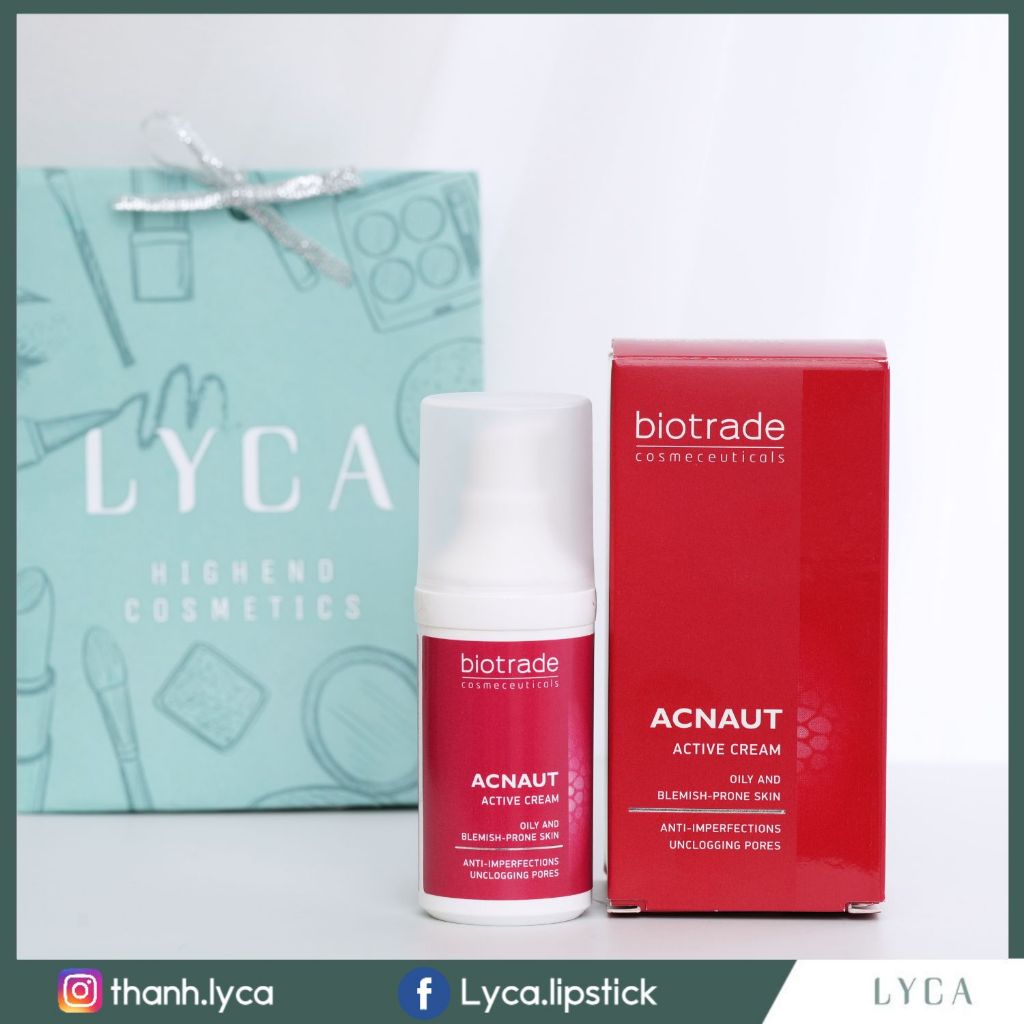 💚 [LYCA] 現貨 BIOTRADE ACNAUT ACTIVE CREAM/LOTION OILY SKIN | 蝦皮購物