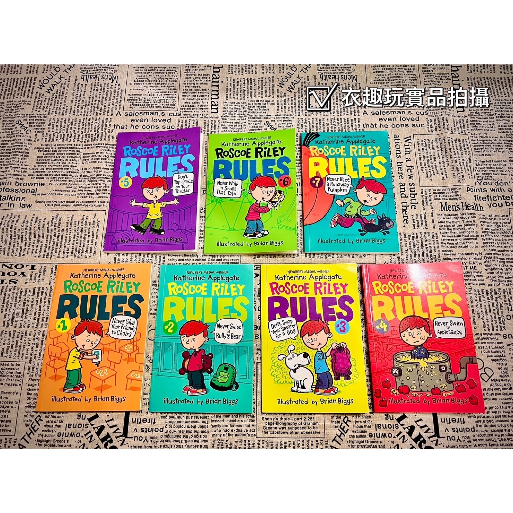【現貨附全套原聲mp3】Roscoe Riley Rules 羅斯科賴利 7冊 橋樑章節書 | 蝦皮購物