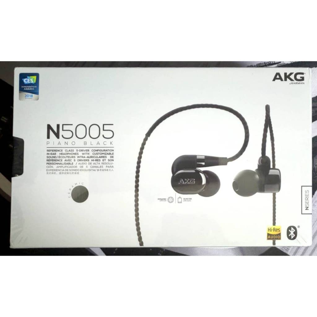 【全新未拆預購】AKG N5005 旗艦耳機 入耳式耳機 耳道式耳機 MMCX 可換線 有線耳機 高音質 Hi-Fi | 蝦皮購物