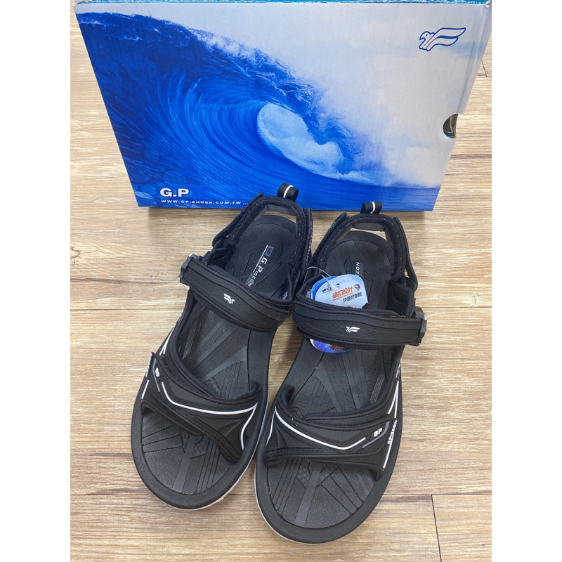 G.P-G9576W-10 現貨 女款 兒童 涼拖鞋 涼鞋 磁扣 魔鬼氈 調整帶 室內 室外 氣墊 輕量 透氣 舒適 | 蝦皮購物