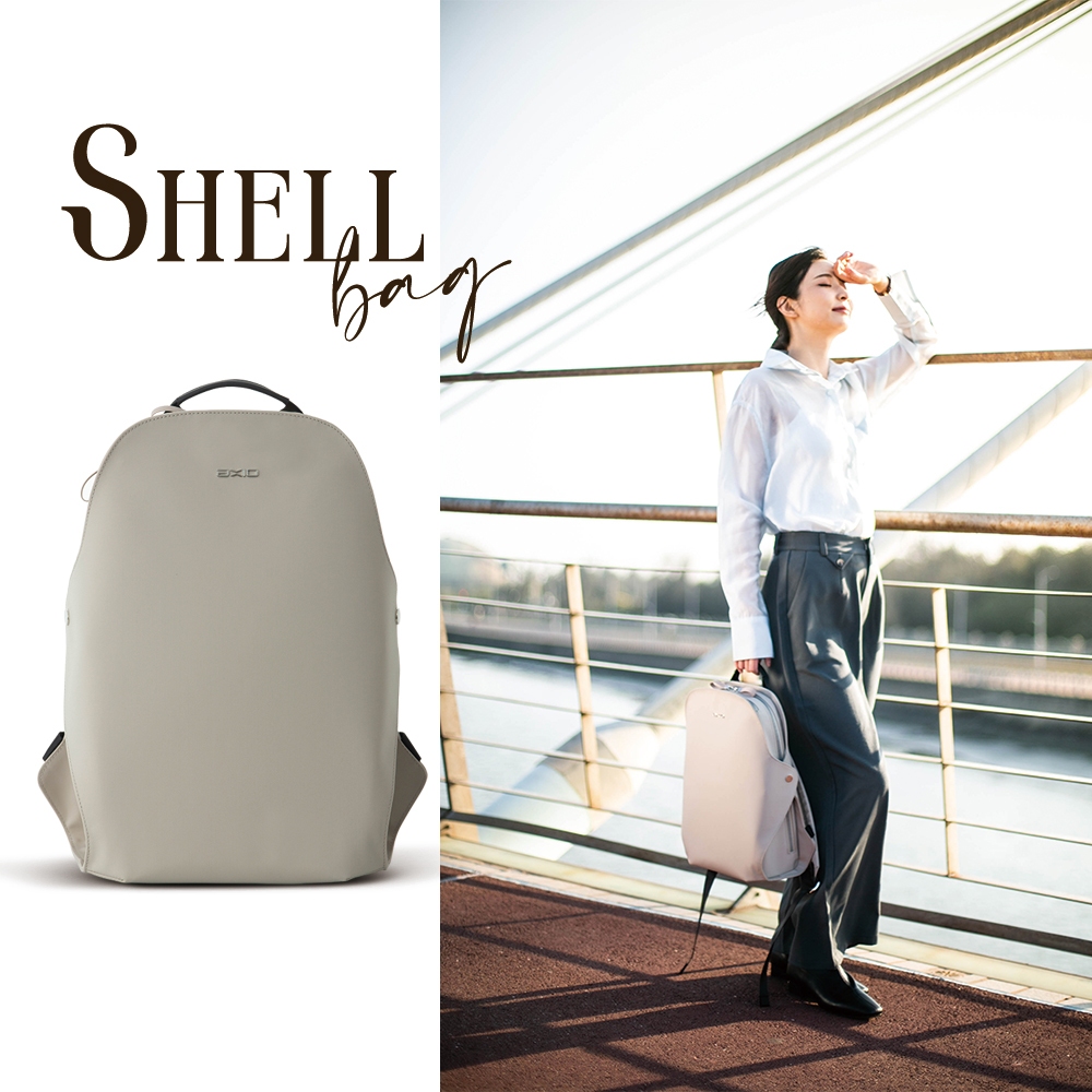 【AXIO】Shell Backpack 經典手作頂級貝殼包(Shell-BK)克拉米色 | 蝦皮購物