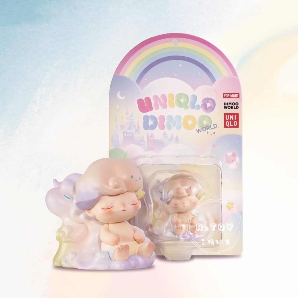 {預購} POPMART泡泡瑪特 DIMOO × UNIQLO優衣庫 聯名 夢境獨角獸 手辦 吊卡 公仔 | 蝦皮購物