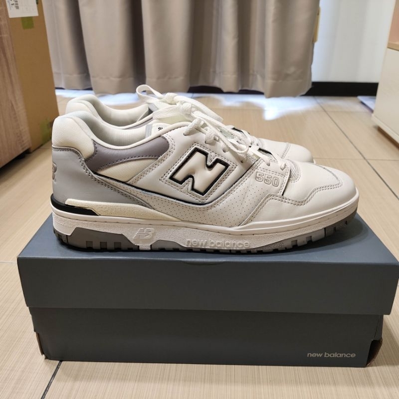 New balance 550白灰 US12 近全新 | 蝦皮購物