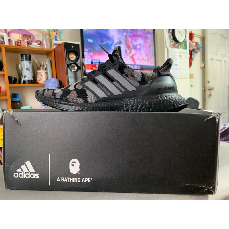 Adidas Ultra Boost x BAPE 聯名鞋 黑迷彩 | 蝦皮購物