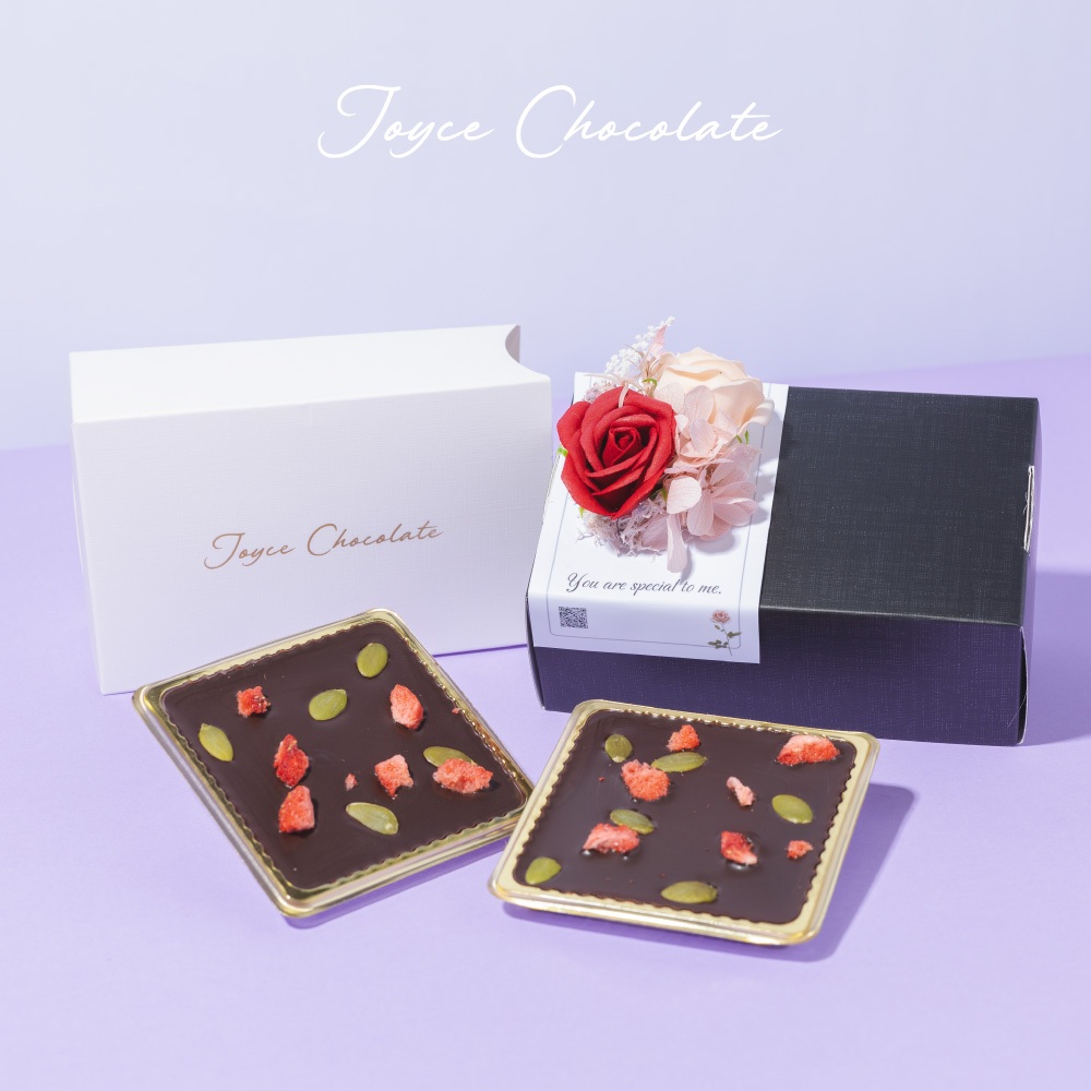Joyce Chocolate 精緻花卡果乾巧克力片 | 蝦皮購物