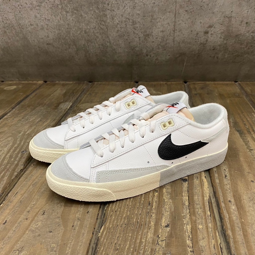SLW 』DZ2544-100 男 NIKE BLAZER LOW 77 皮革 板鞋 休閒鞋 灰白黑色 45 | 蝦皮購物