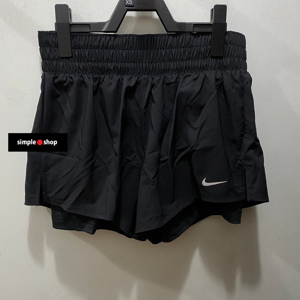 【Simple Shop】NIKE Dri-FIT 3吋 運動短褲 健走 有內裡 二合一短褲 女款 DX6013-010 | 蝦皮購物
