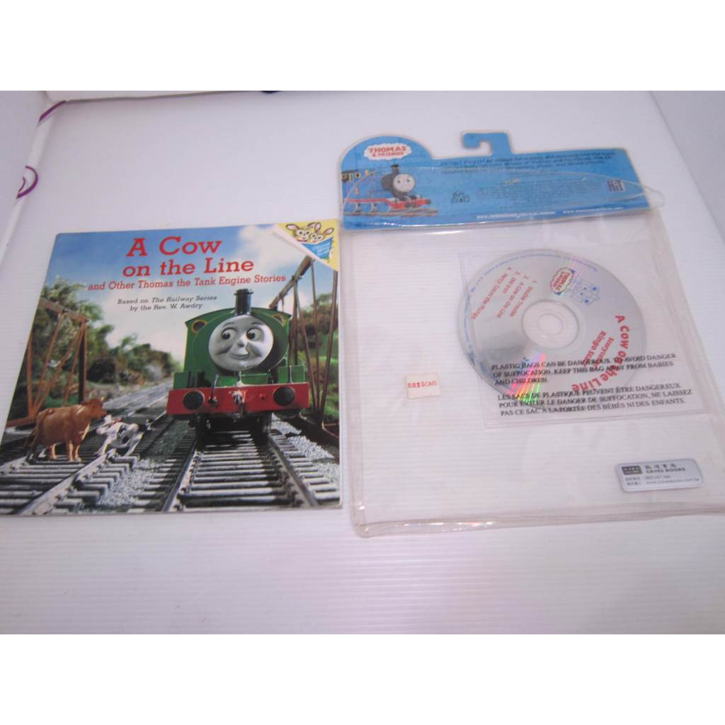 「二手書」(附CD) A Cow on the line Thomas the Tank Engine 英文讀本 | 蝦皮購物