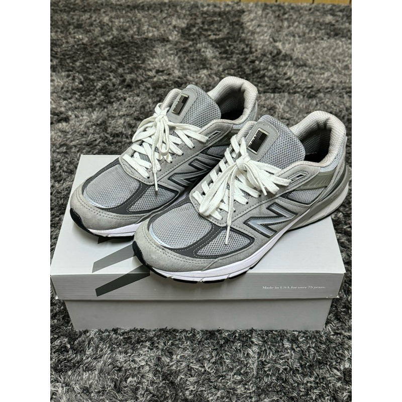 二手New Balance 990v5 元祖灰 M990GL5 US9/27CM | 蝦皮購物