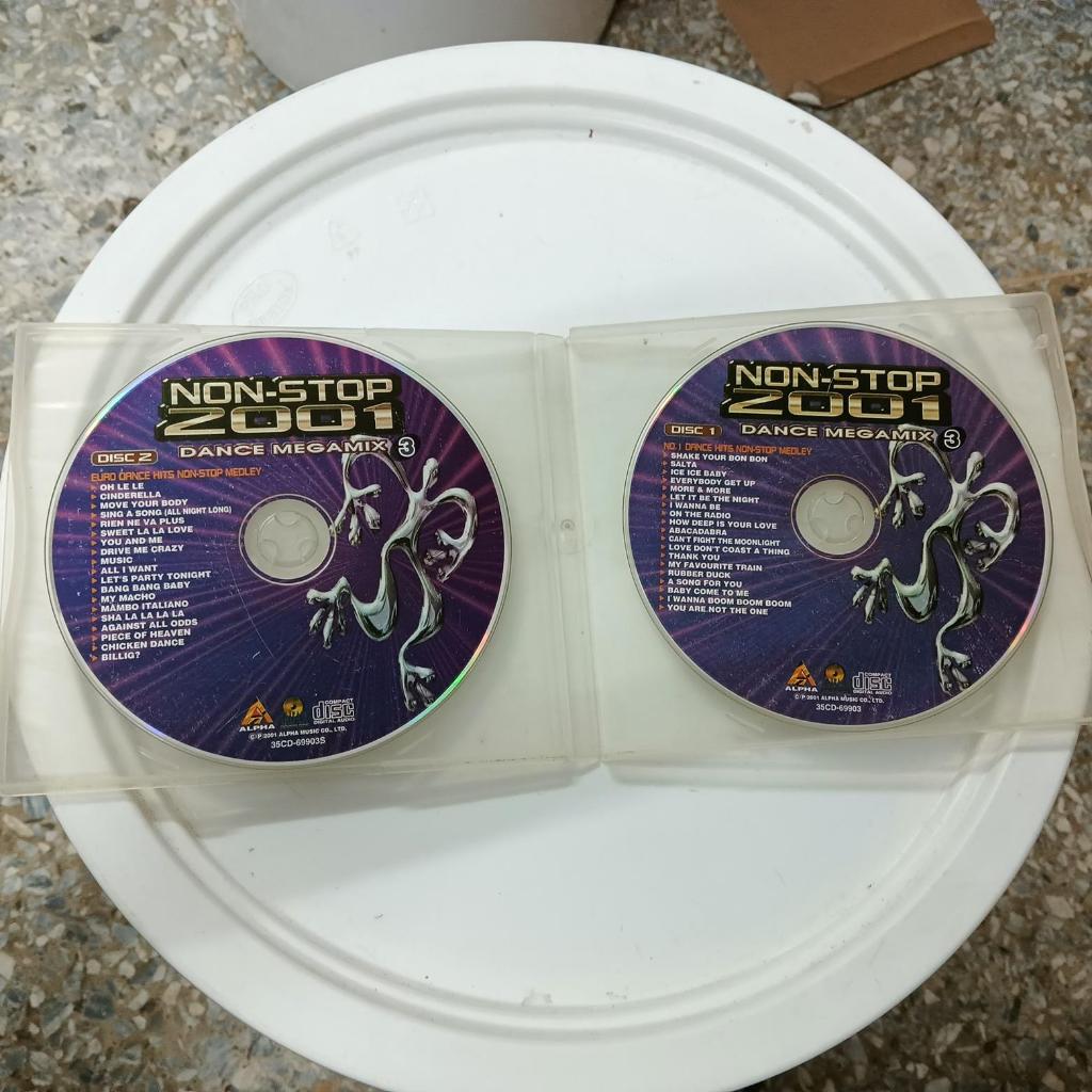 【絕版二手CD】NON-STOP 2001 DANCE MEGAMIX 3 -舞曲雙CD裸片 | 蝦皮購物