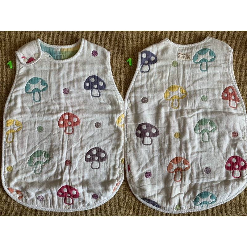 二手出清（少用/衣況良好）-日本六層紗 hoppetta (有分腿扣）0-3歲 嬰童防踢被 防踢背心 日本製 | 蝦皮購物