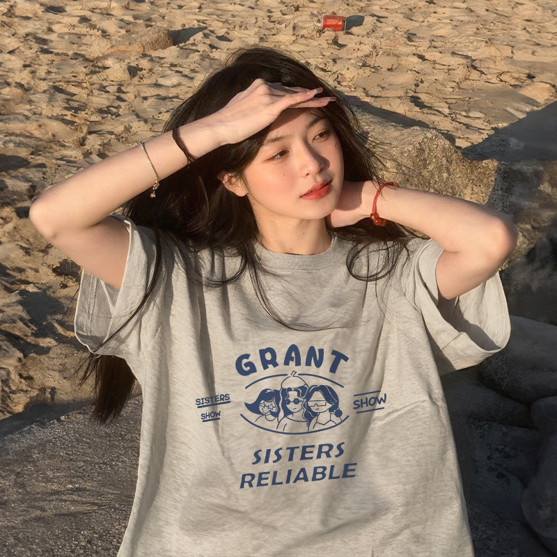 【PTPN】女生短袖 印花 t恤 好看衣服女 鹽系上衣 短袖t ins 風衣服 學生黨衣服 衣服女短袖 閨蜜裝 | 蝦皮購物