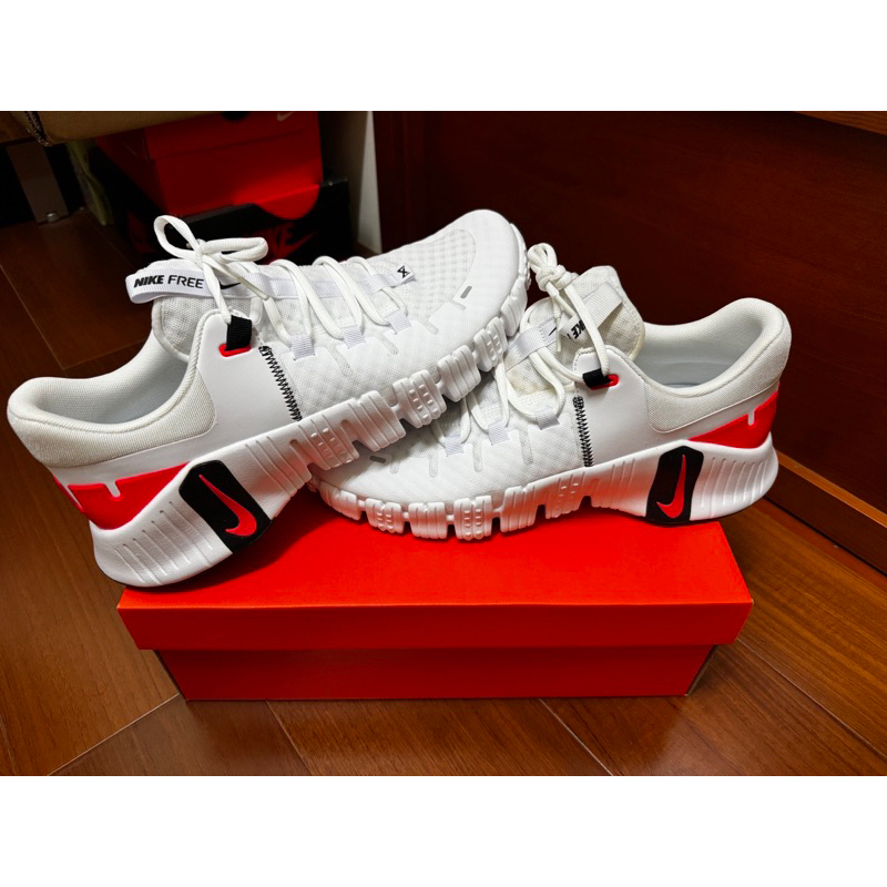 正版 Nike 耐吉 訓練鞋 Free Metcon 5 男鞋 白 橘 輕量 健身 重訓 運動鞋 DV3949-100 | 蝦皮購物