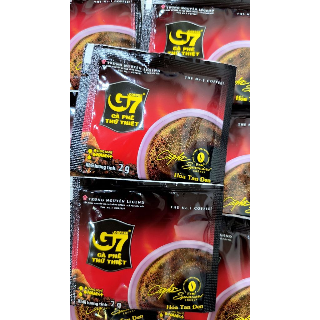 G7黑咖啡(品嚐價) 3小包試喝價 2g/包 越南 G7 咖啡 第一品牌 G7黑咖啡 ( 無糖、無奶精 ) | 蝦皮購物