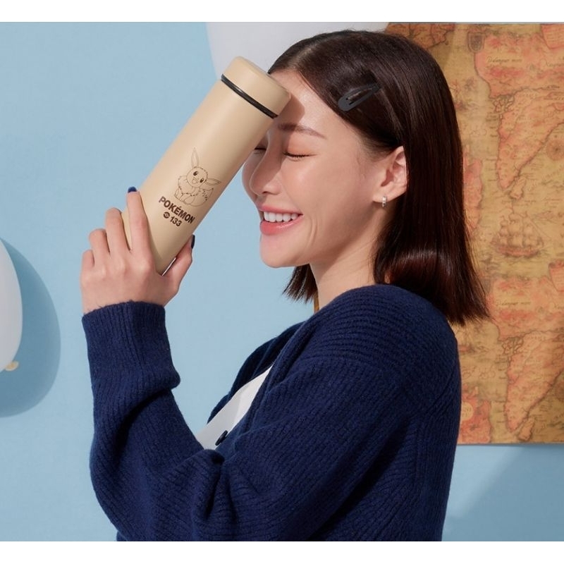 OUTDOOR Pokemon 寶可夢 伊布保溫杯 480ml 奶茶色ODGO22G01BE | 蝦皮購物