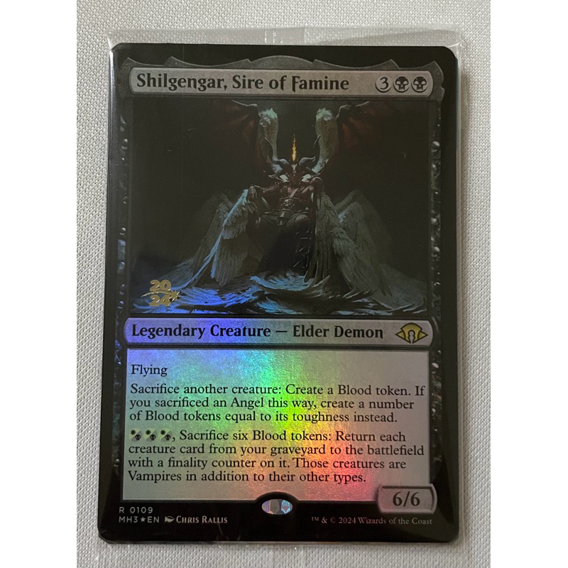 MTG 近代新篇3 MH3 Shilgengar sire of famine 售前閃 | 蝦皮購物