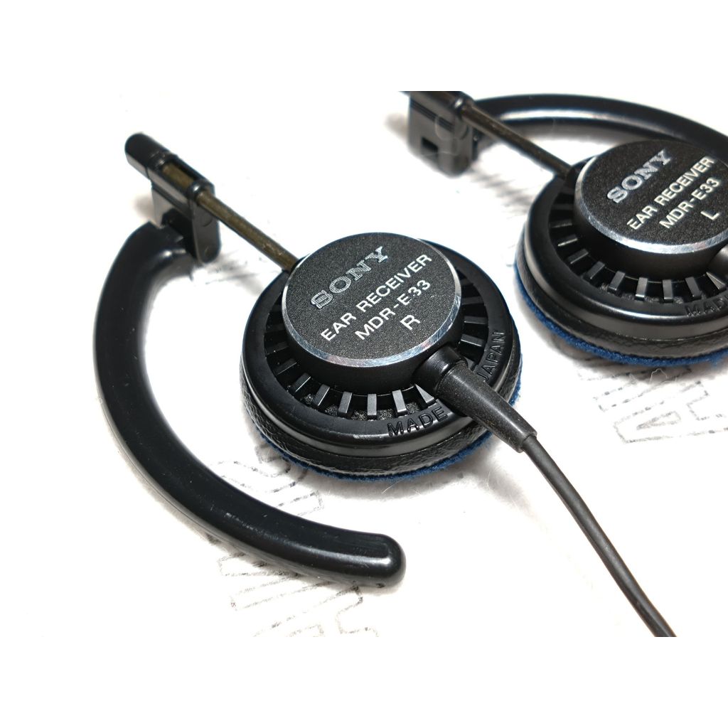 【中古銘機】SONY MDR-E33 開放式耳掛式耳機 美品 | 蝦皮購物
