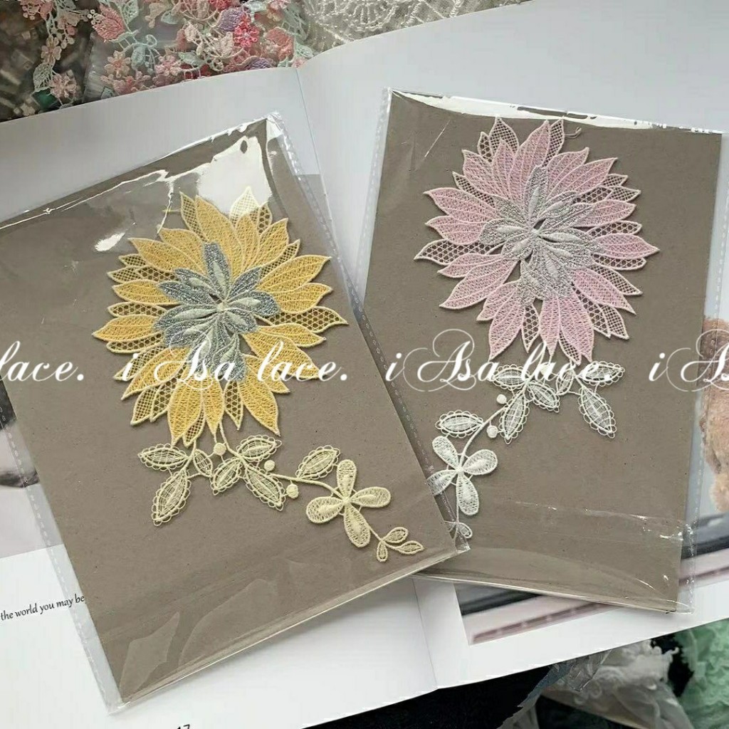 《iAsa愛莎の》手作材料 東風搖曳垂楊線刺繡花朵花貼diy手工布貼衣服裝旗袍口金飾貼花 | 蝦皮購物