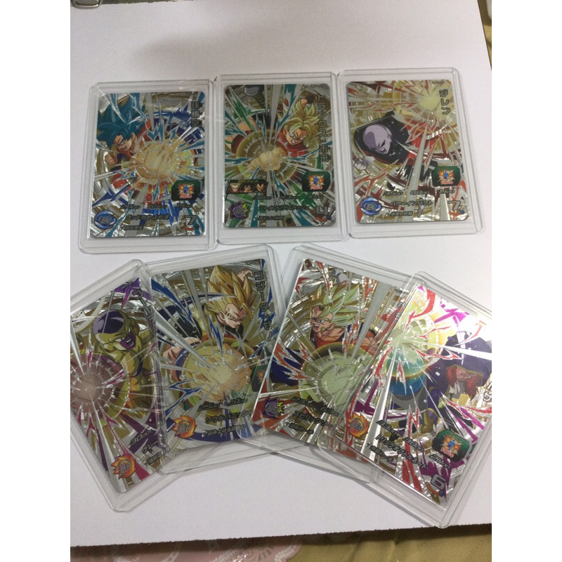 七龍珠英雄 台灣第四彈 宣傳卡片 CP一套7張 孫悟空 達洛特 悟吉塔 吉連 特南克斯 黃金弗利札 風魔神 UMT4 | 蝦皮購物