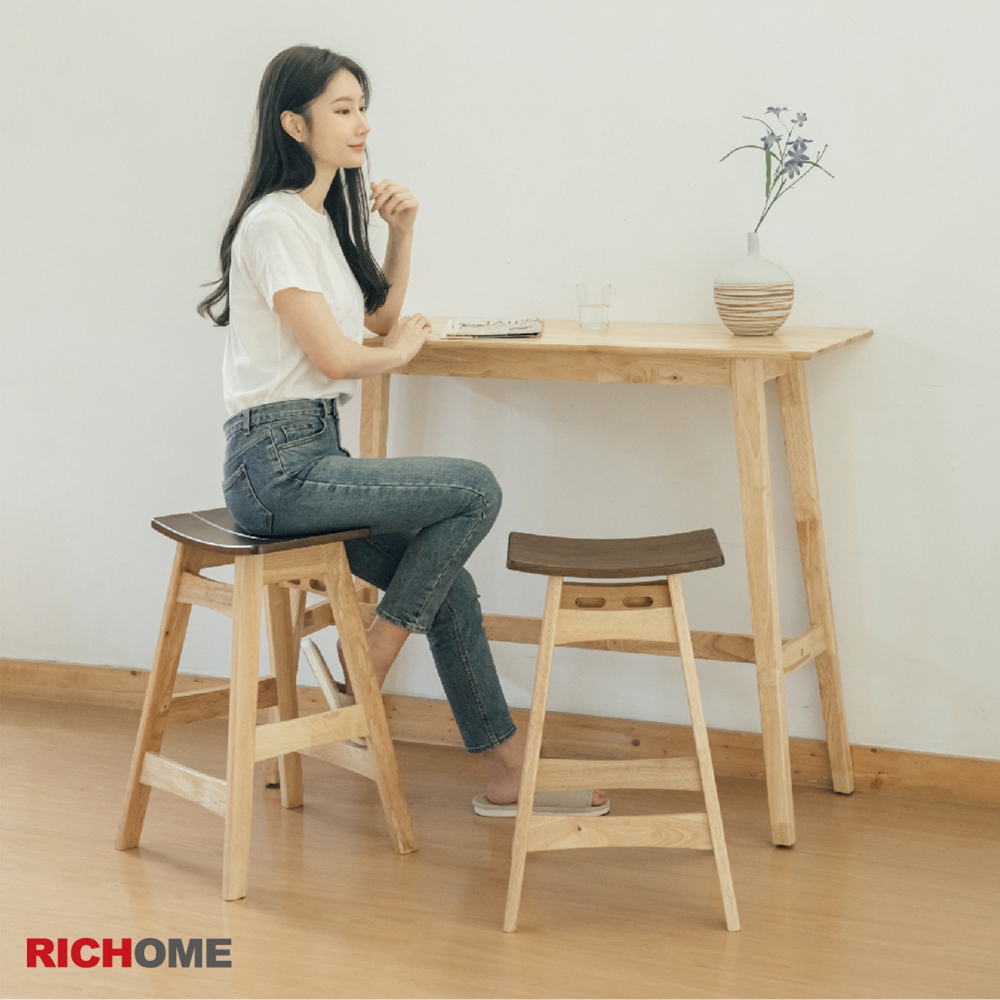 RICHOME 福利品 TA-436 CH-1293 克萊爾實木高腳桌椅組 餐桌 餐椅 高腳椅 高腳桌 吧檯 吧台 | 蝦皮購物