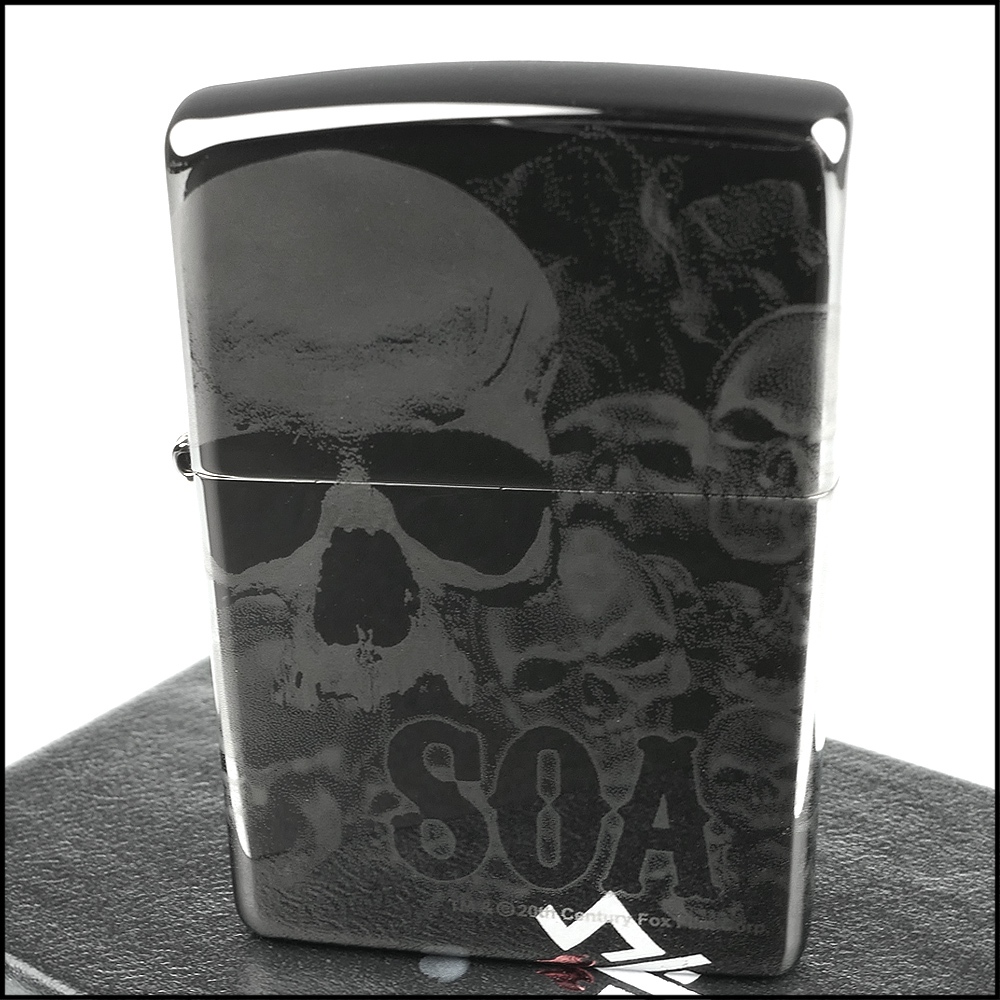 ☆福星屋☆【ZIPPO】美系~Sons Of Anarchy-混亂之子骷髏-4面連續雷射雕刻打火機NO.49192 | 蝦皮購物