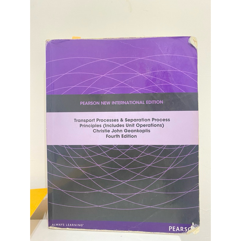 Transport Processes & Separation Process Principles | 蝦皮購物 Transport Processes & Separation Process Principles | 蝦皮購物