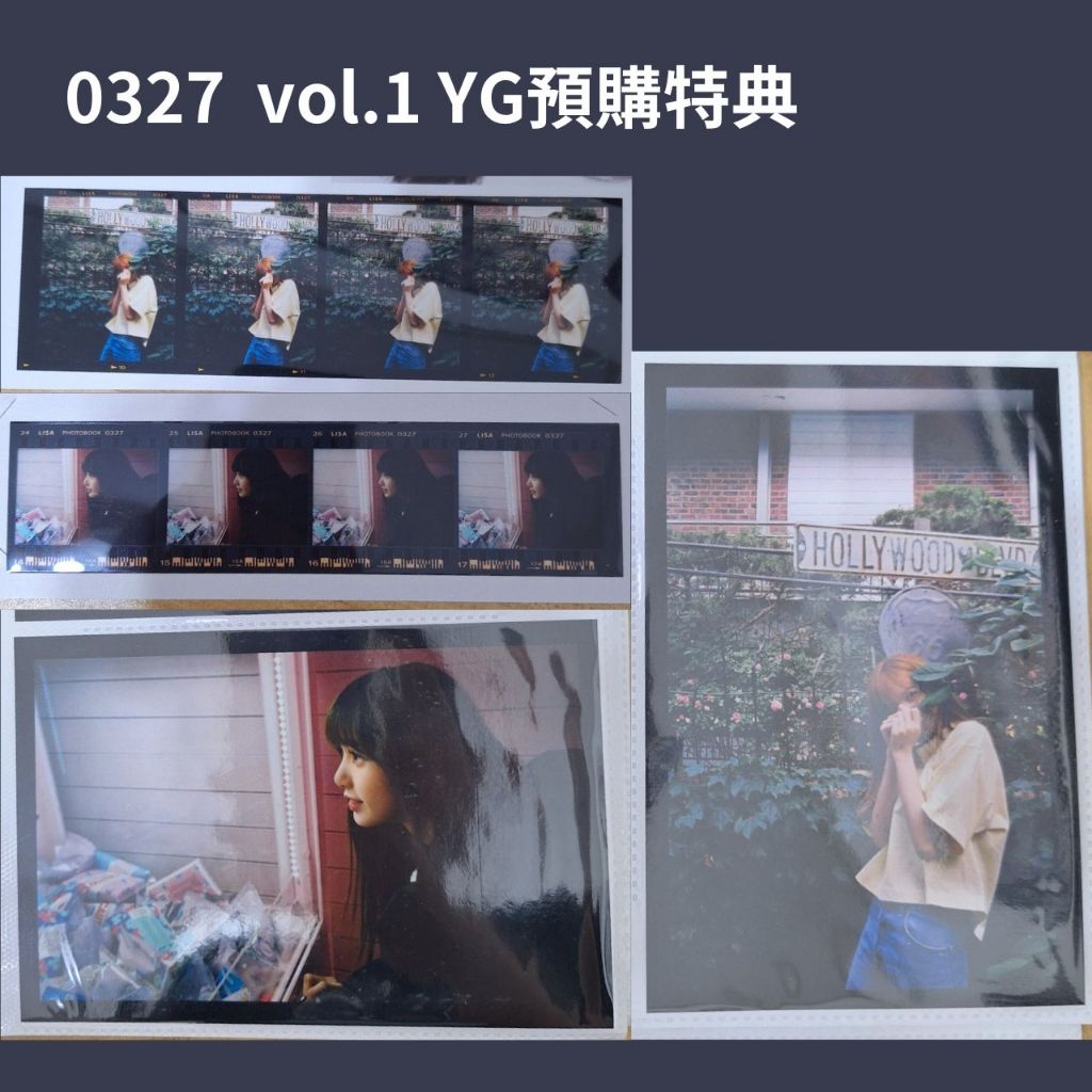 BLACKPINK Lisa【0327 vol.1】小卡/特典相片卡膠片 | 蝦皮購物