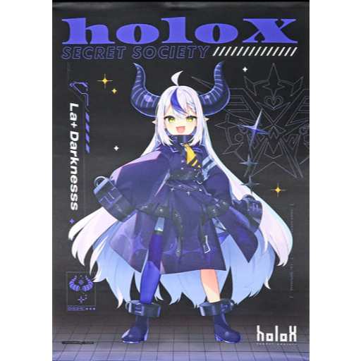 拉普拉斯 暗黑 ラプラス・ダークネス 掛軸 B2 虛擬 YouTuber hololive 秘密結社holoX | 蝦皮購物