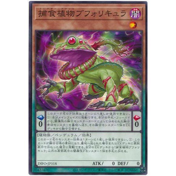 【Memory】遊戲王 DIFO-JP018 捕食植物蟾蜍土瓶草 (普卡) | 蝦皮購物
