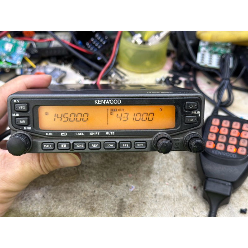 V71車機TM-V71A双頻 剛整理好 ，還有提供保固九十天KENWOOD | 蝦皮購物